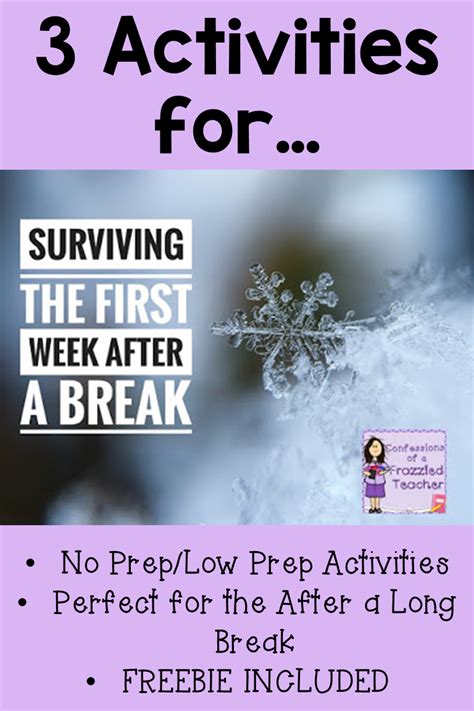 Confessions Of A Frazzled Teacher 3 Activities For Surviving The First