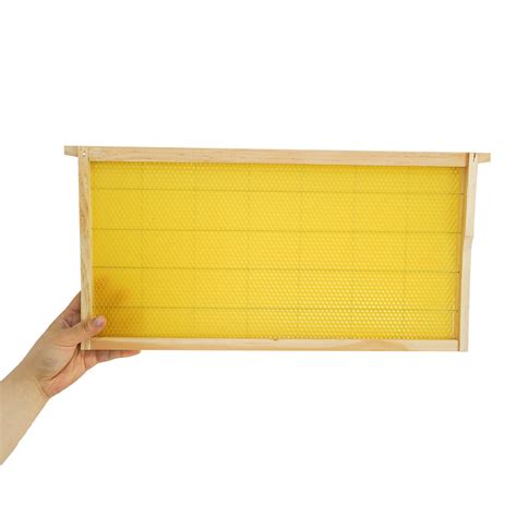 Bee Frame With Wax Foundation Assembled Plastic Beehive Frames Plastic Bee Frames And Plastic