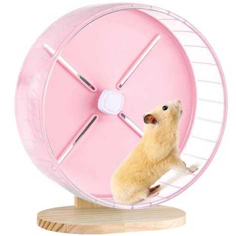 10 2 Hamster Wheel With Stand Silent Hamster Running Wheel