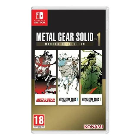 Cd Metal Gear Solid Master Collection Vol Nintendo Switch Eas Ci