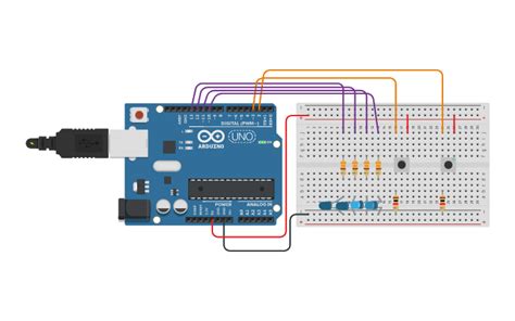 Circuit Design Encoder 2 To 4 Tinkercad
