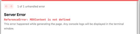 Referenceerror Mdxcontent Is Not Defined · Issue 166 · Hashicorpnext