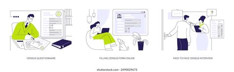 College Search Isolated Cartoon Vector Illustrations Stock Vector