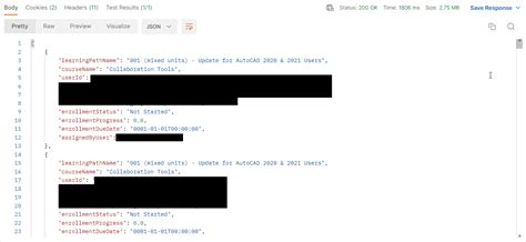 Accessing The Array Given In Result Of Get Request Help Hub Postman Community