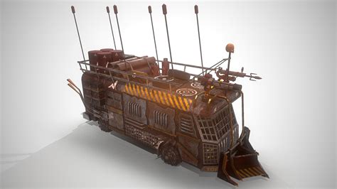 Post Apocalyptic Bus Asset Cloud