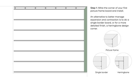 Installing A Picture Frame Border With 6mm Quickfix Ekodeck