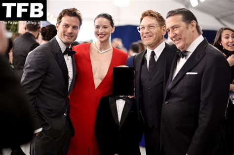Caitriona Balfe Stuns As She Goes Braless At Sag Awards 8 Photos