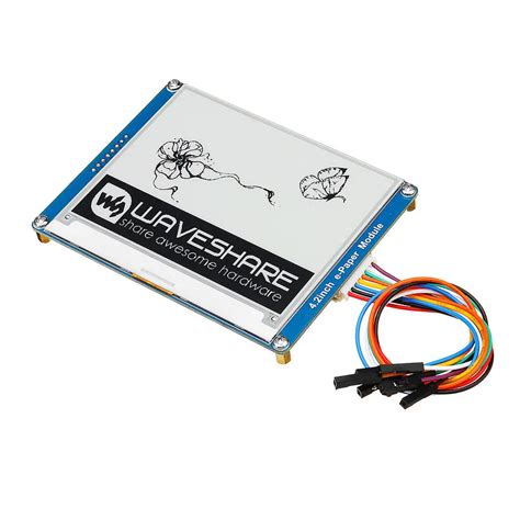 Waveshare 42 Inch E Ink Screen Display E Paper Module Spi Interface Blackwhite For Raspberry