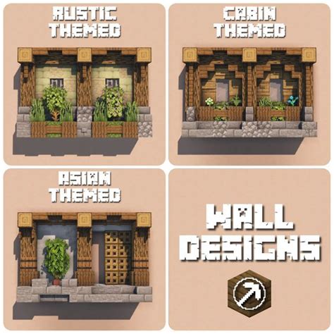 Minecraft Wall Designs For Your House Or Base