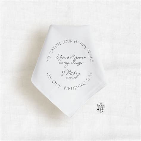 Groom Handkerchief Wedding T From Bride Personalized Wedding