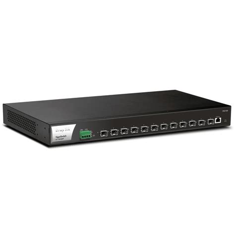 Draytek Full Fibre 10 Gigabit Ethernet Layer 2 Managed Switch With 12