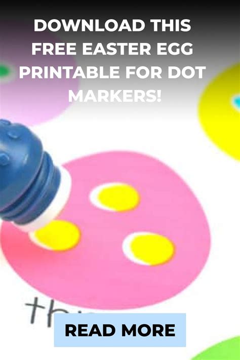 Free Easter Egg Dot Marker Printable Counting Activity For Preschoolers