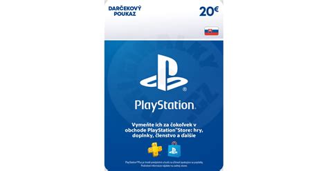 Sony PlayStation Store predplatená karta 20 EUR