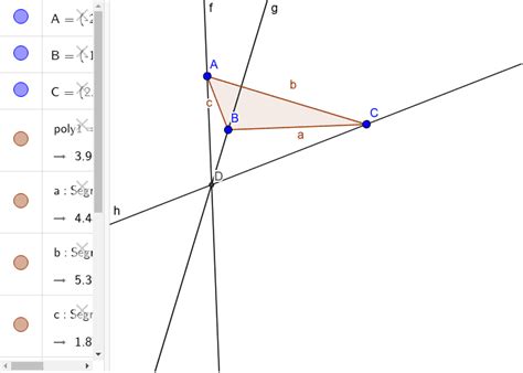 To Find The Location Of Orthocentre Of A Triangle Geogebra