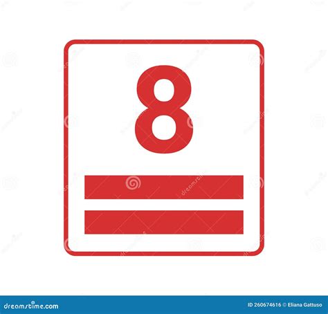 Red Stacking Height Concept Of Ecology And Packaging Stock Vector