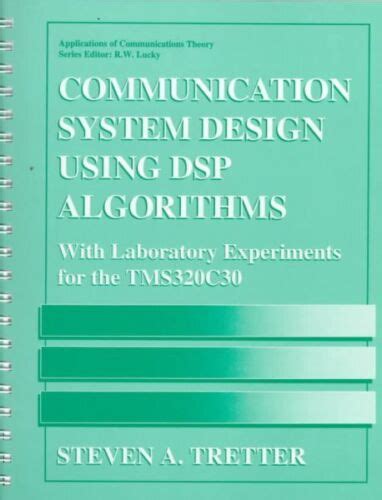 applications of communications theory ser communication system design
