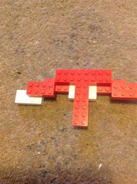 How To Build Lego Pickaxe 15 Steps Instructables