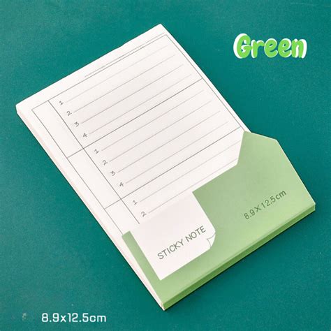 Jual Toper Sticky Notes Isi 50 Lembar Lucu Memo Daily Use Cute Model Buku Aesthetic Estetik