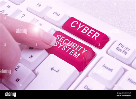 Writing Displaying Text Cyber Security System Business Overview