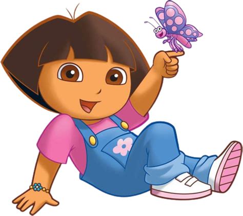 Dora With A Butterfly Pose 2 Shaded Colour By Dylanbal On Deviantart