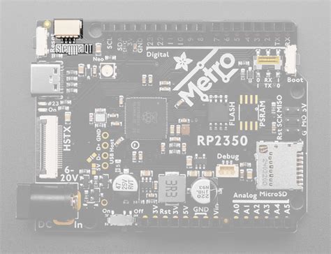 Pinouts Adafruit Metro Rp2350 Adafruit Learning System