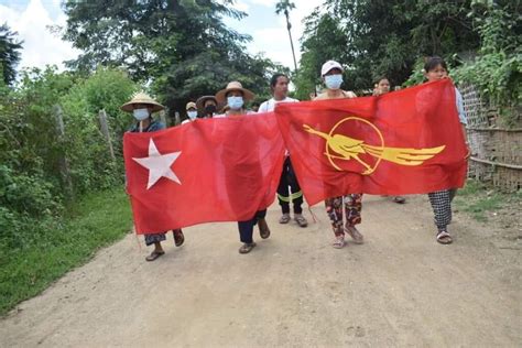 ယင်းမာပင် ဆားလင်းကြီး ရွာပေါင်းစုံ သပိတ် စစ်ကြောင်း အကြမ်းဖက် စစ်အာဏာရှင် တော်လှန်ရေး ချီတက