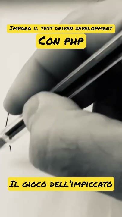 Allenati A Fare Testdrivendevelopment Con Php Con Questo Phptutorial Youtube
