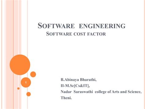 Software Cost Estimation Techniques Pptx Software Cost Estimation Techniques Pptx