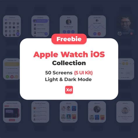 Freebie Apple Watch Ios Collaction 5 Apple Watch Ui Kit Free Apple