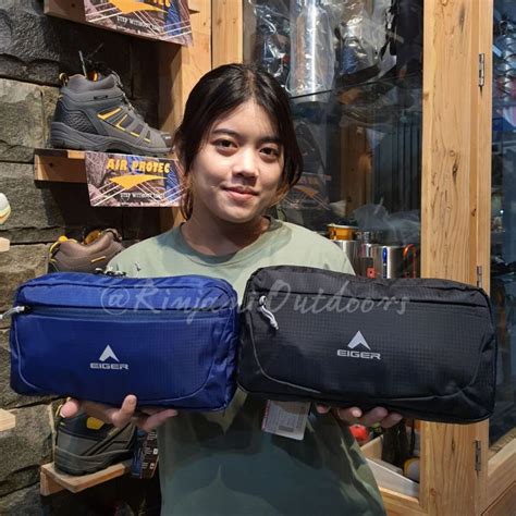 Waistbag Maleo W Folded Eiger Tas Pinggang Eiger Besar Waist Bag Pria Eiger Bisa Dilipat Tas