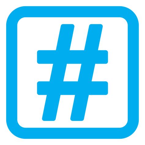 Hash Key Generic Color Outline Icon