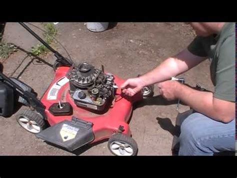 Lawn mower troubleshooting - YouTube