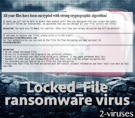 Locked File Ransomware Virus How To Remove Dedicated Viruses