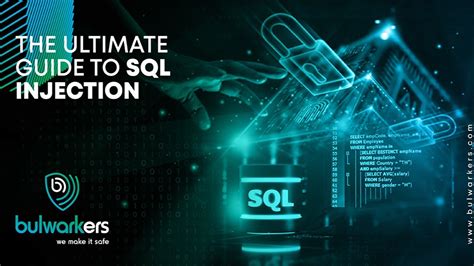 secure your database from the threat of sql injection