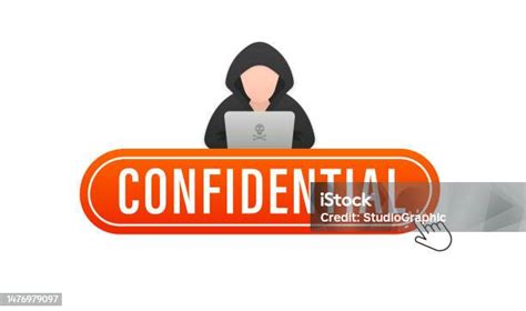 Hacker Confidential Cyber Criminal With Laptop Stealing User Personal Data Hacker Attack