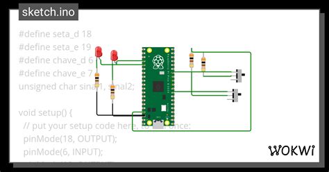 Seta Wokwi Esp32 Stm32 Arduino Simulator