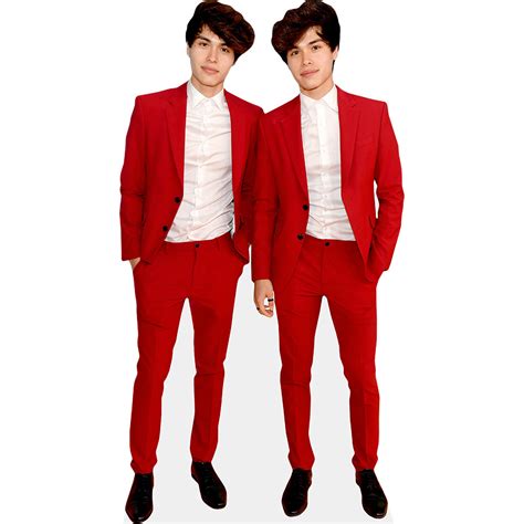 Alan And Alex Stokes Duo 3 Mini Celebrity Cutout Celebrity Cutouts