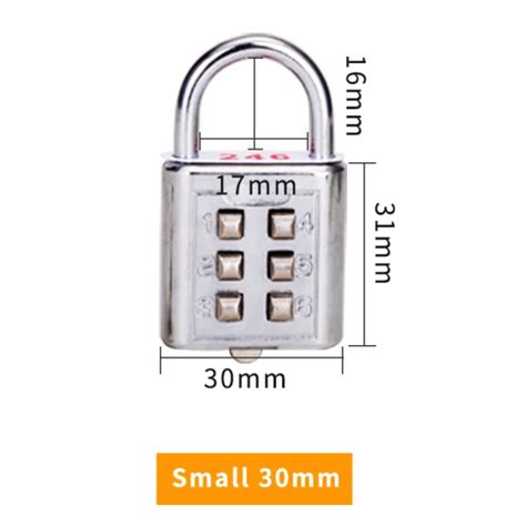 Blind Password Lock 6 Digit Combination Lock Combination Lock