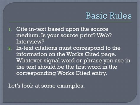 PPT MLA Format PowerPoint Presentation Free Download ID 4459753