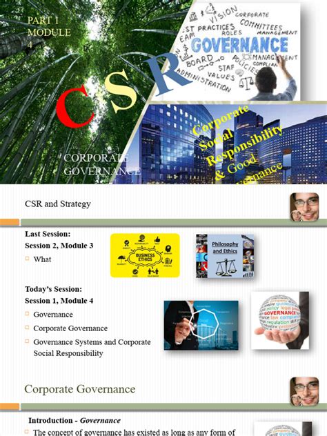 Corporate Governance And Csr Insights Pdf Governance Sustainability