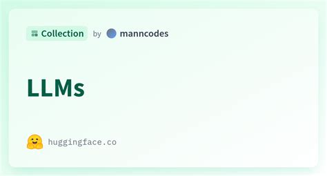 Llms A Manncodes Collection