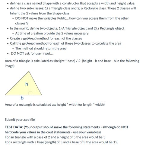 solved defines a class named shape with a constructor that