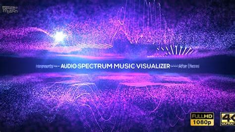 audio spectrum music visualizer elements ft audio react and beat envato