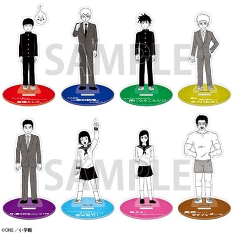 [입고 완료] 모브 사이코 100 전람회 한정 원화 아크릴 스탠드 랜덤 단품 몹싸 애니 공식 굿즈 도키도키굿즈