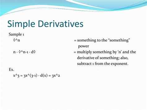 PPT Derivative Rules PowerPoint Presentation Free Download ID 2319383