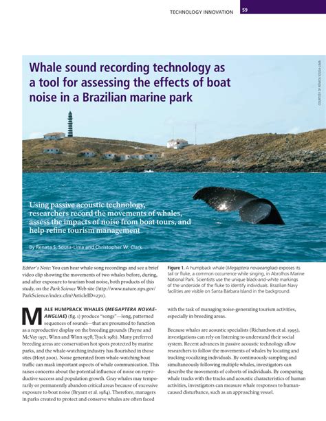 Pdf Whale Sound Recording Technology As A Tool For Assessing The