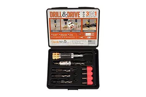 Deckwise Drill And Drive 3 In 1 Toolkit 10 Pcs Lumber Point