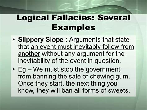 Logical Fallacies Ppt Pptx Education