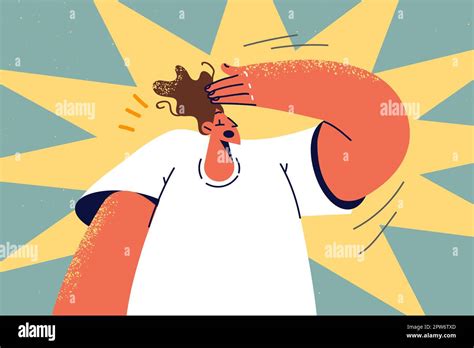 Man Make Face Palm Gesture Stock Vector Image And Art Alamy