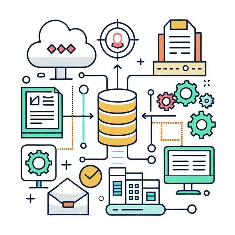 Cloud Computing System With Data Storage Software And User Interface Premium Ai Generated Vector